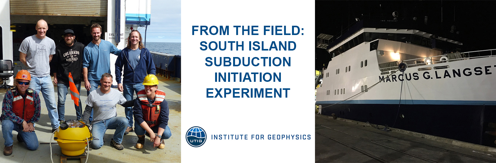 From the Field: Update from SISIE - UT Institute for Geophysics